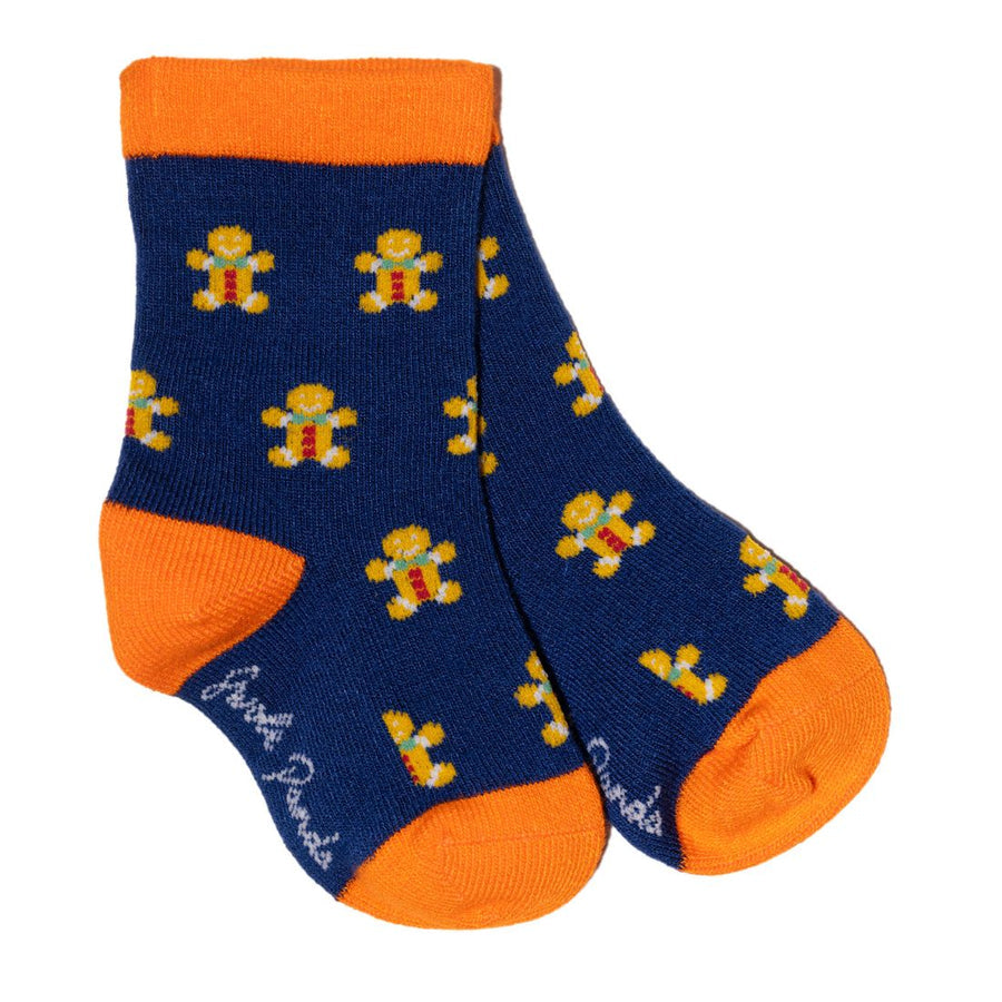 Children's Gingerbread Men Bamboo Socks – Creyative